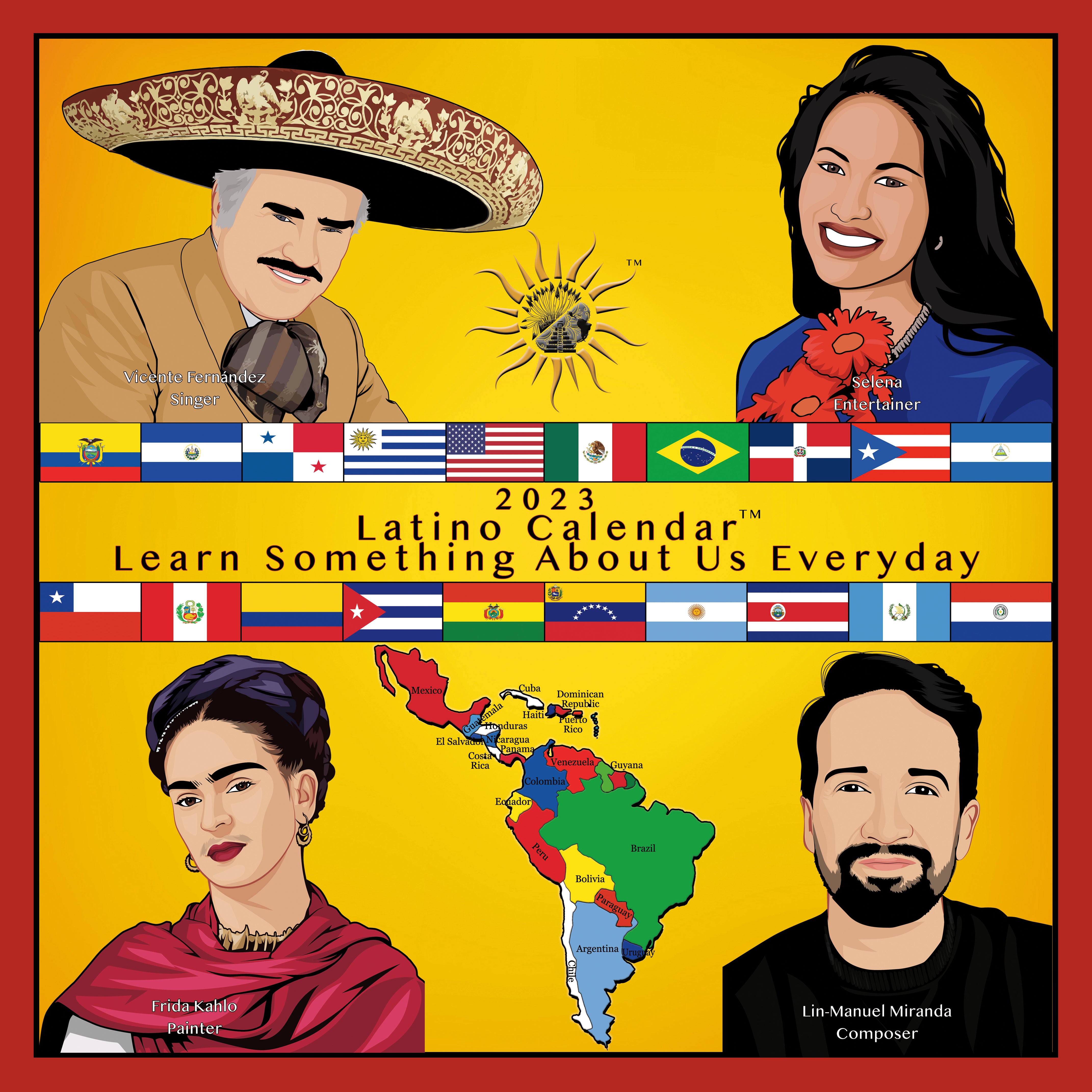 2023 Latino Calendar – Black365